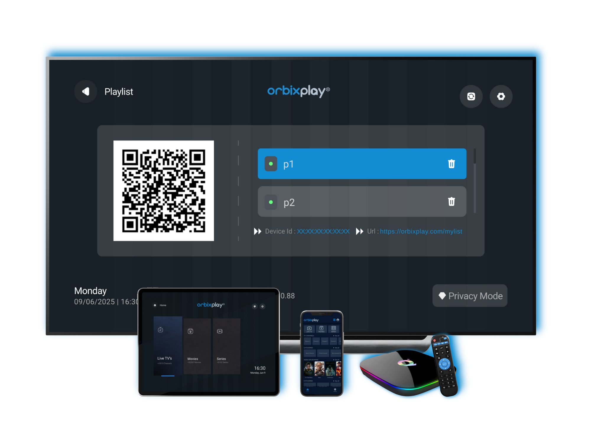 OrbixPlay - Multi-Platform Player Application